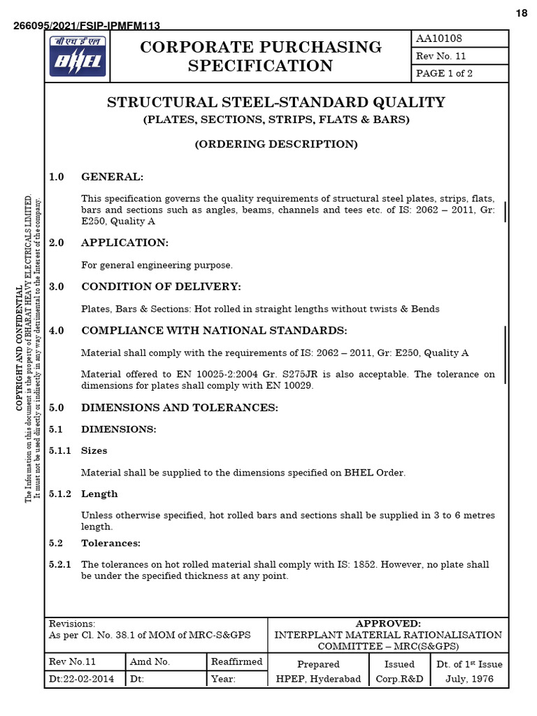 Bhel 11 | PDF | Engineering Tolerance | Screw