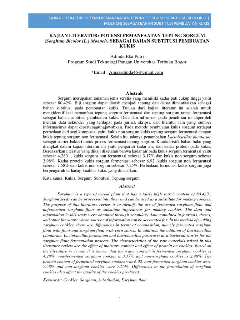 Karil Adinda Eka Putri - Draft | PDF