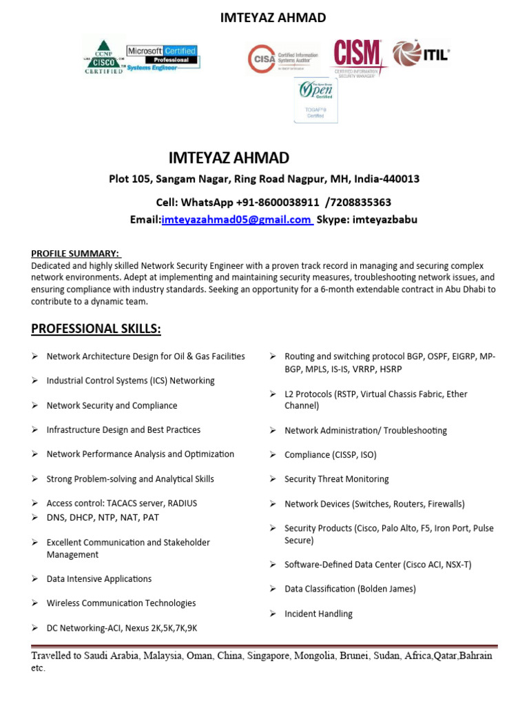 CCNP Network Security Architect2024 | PDF | Computer Network | Information Security