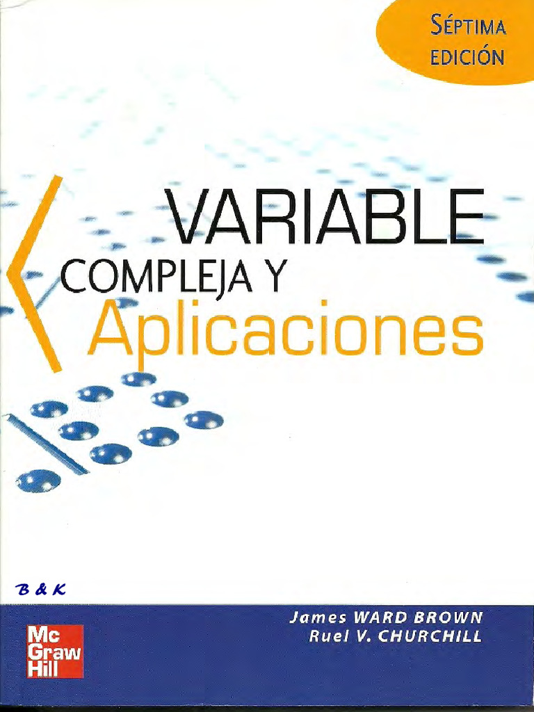 Variable Compleja y Sus Aplicaciones - Ruel v. Churchill - 7ma Edición | PDF