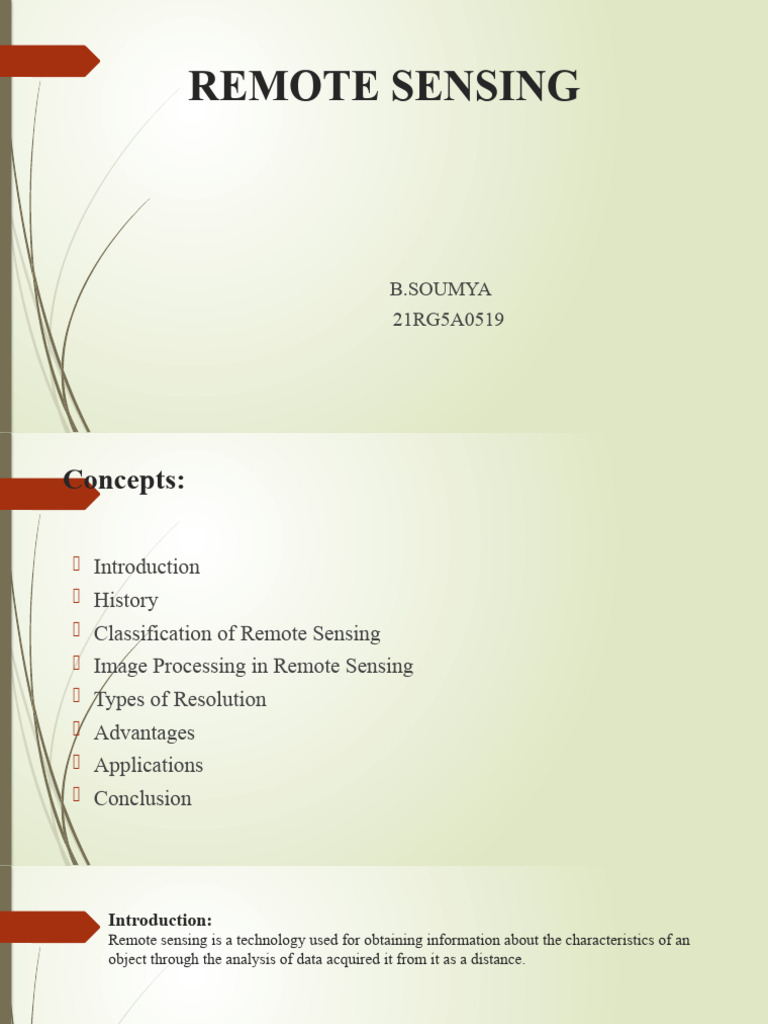 Remote Sensing | PDF | Remote Sensing | Infrared