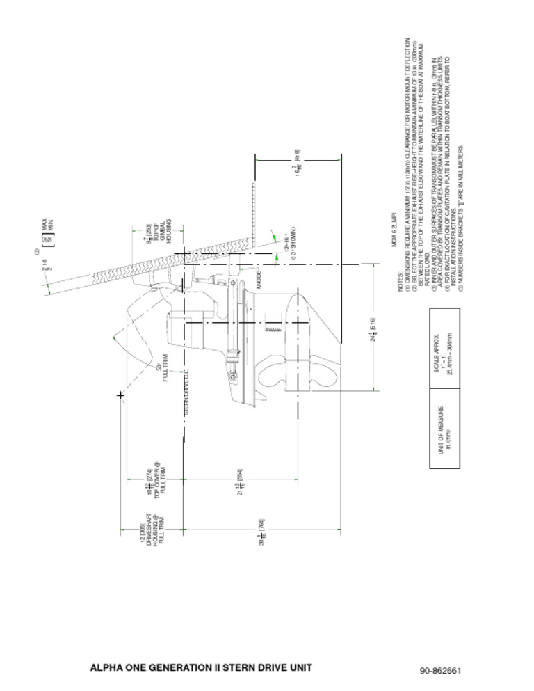 Mercruiser Alpha One Gen at Stern Drive Installation | PDF | Ships ...