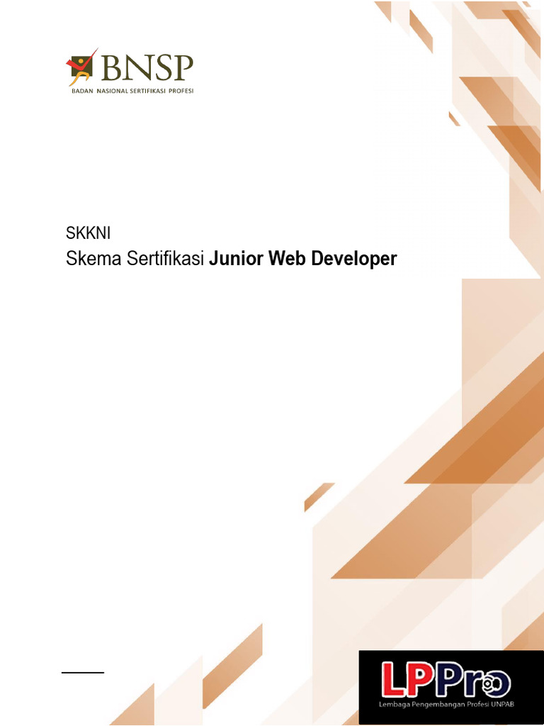 SKKNI Junior Web Developer | PDF | Komputer | Teknologi & Rekayasa