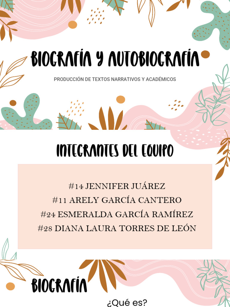 Biografía y Autobiografía | PDF | Biografía | Autobiografías