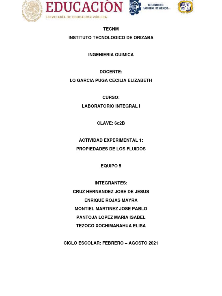 ACT. 1 EXPERIMENTAL DENSIDAD Eq 5 | PDF | Densidad | Metrología