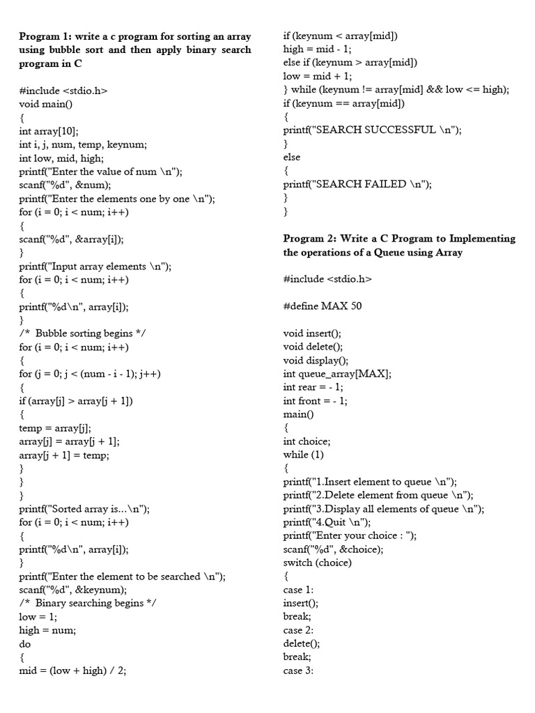 Programms | Download Free PDF | Queue (Abstract Data Type) | Computer Engineering