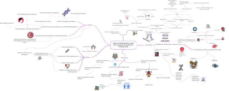 Mind Map | PDF | Reparación de adn | Adn