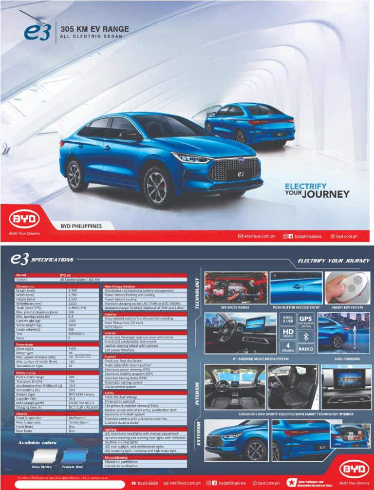 BYD E2 Brochure | PDF