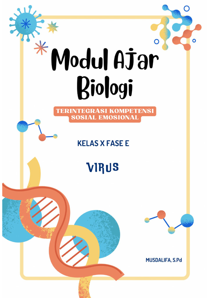 MODUL AJAR BIO KLS X VIRUS NEW | PDF