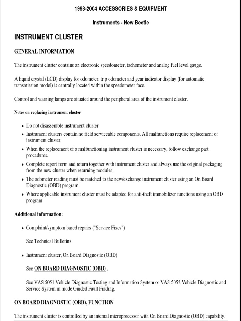Instrument Panel | PDF | Manufactured Goods | Transport