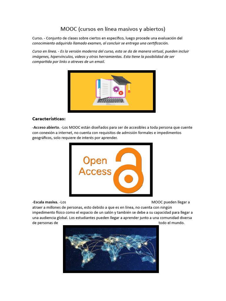 MOOC | PDF | Curso abierto masivo en linea | Aprendizaje