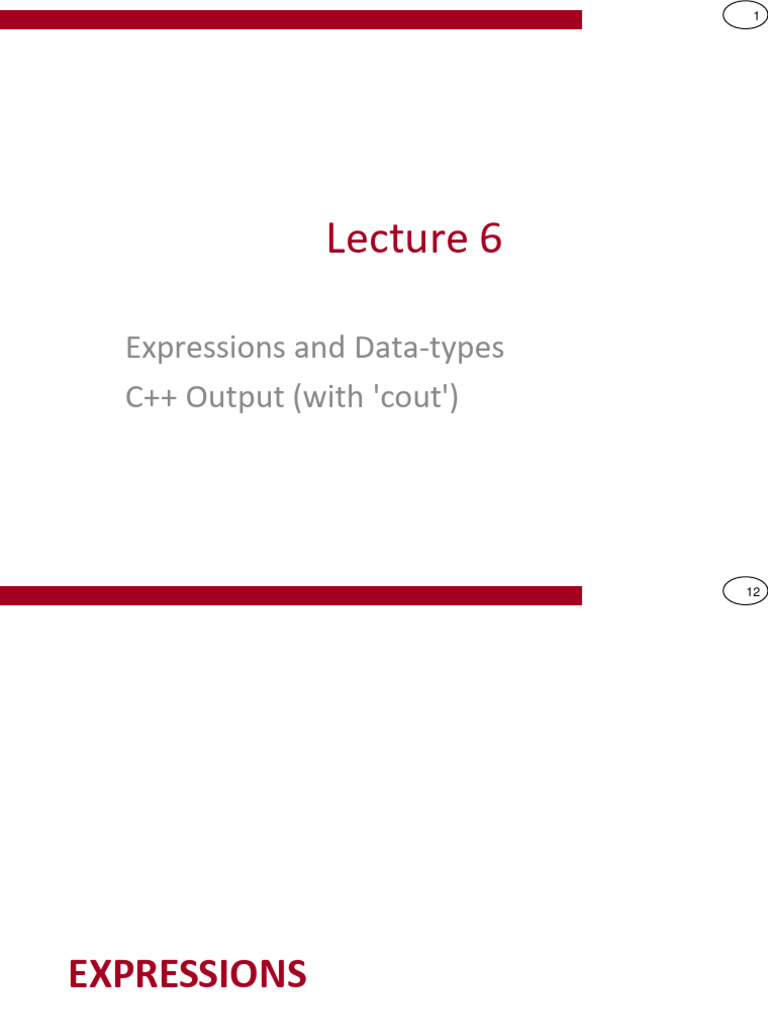 Lecture 06 | PDF | Integer | Computing Lecture 06 | PDF | Integer | Computing