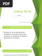 Sonda Rectal | PDF | Recto | Enfermería
