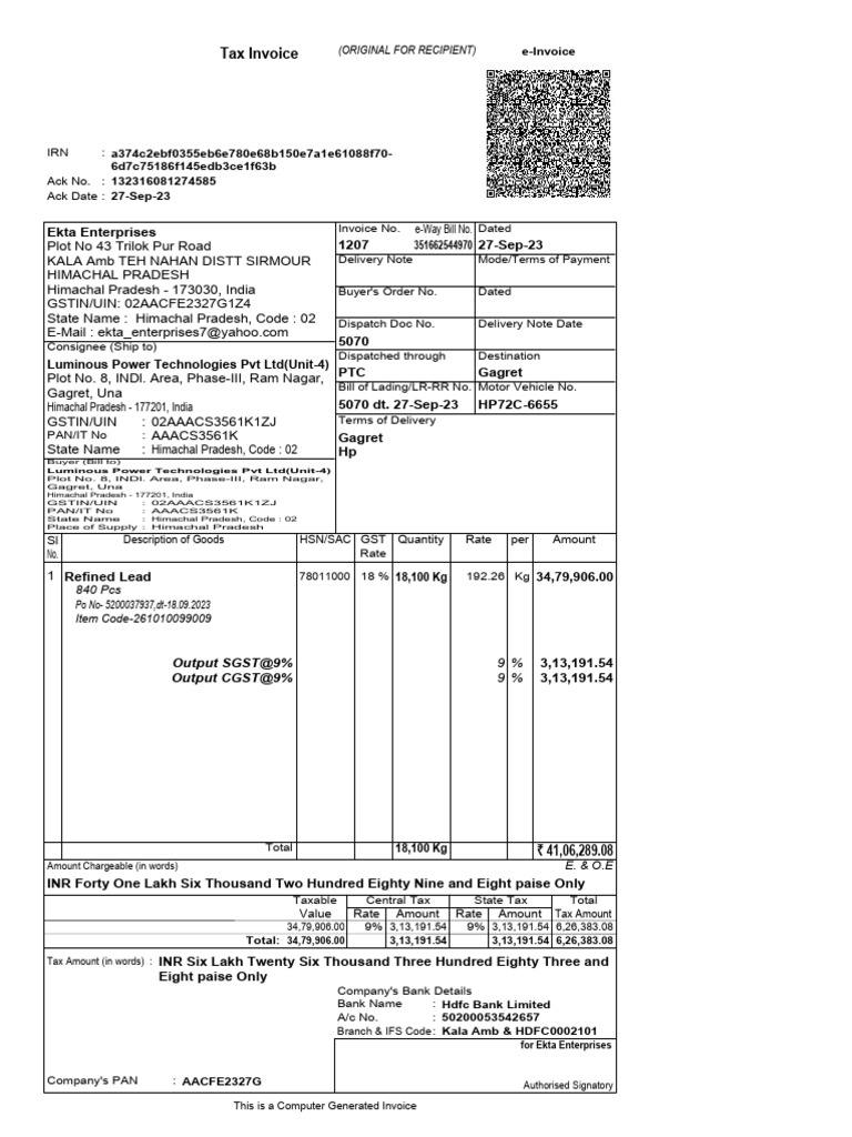 Bill No 1207 | PDF | Payments | Government Finances