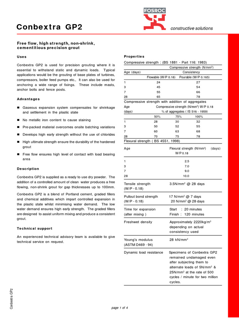 2523datasheet Conbextra GP2 1 | PDF | Pump | Water