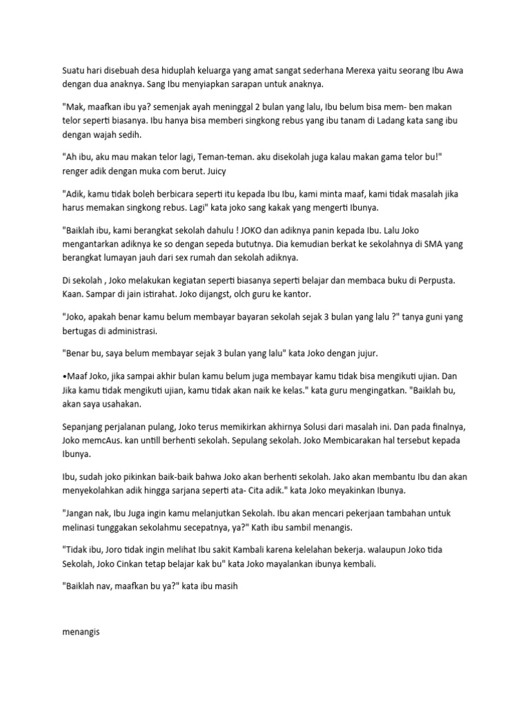 Cerita Si Joko | PDF