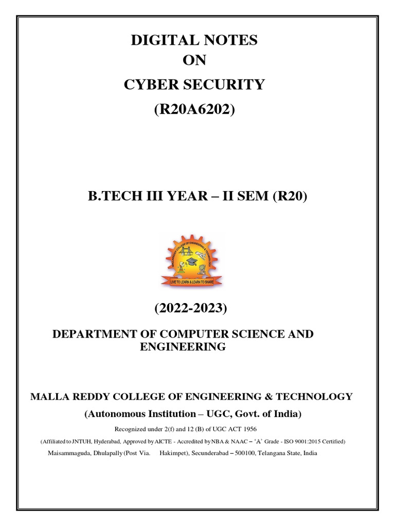 Understanding Cyber Security Threats | PDF | Security | Computer Security