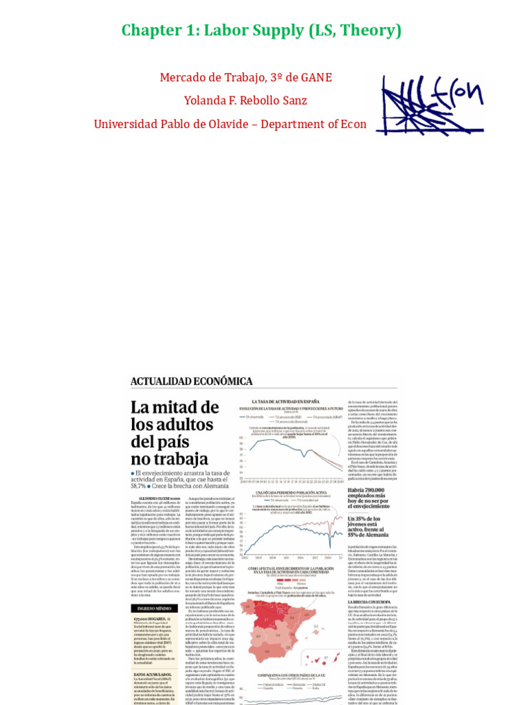 Tema 1 | PDF | Labour Economics | Utility