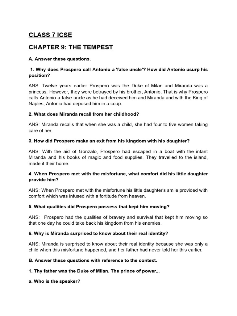 Class 7 Icse CHP 9 | PDF