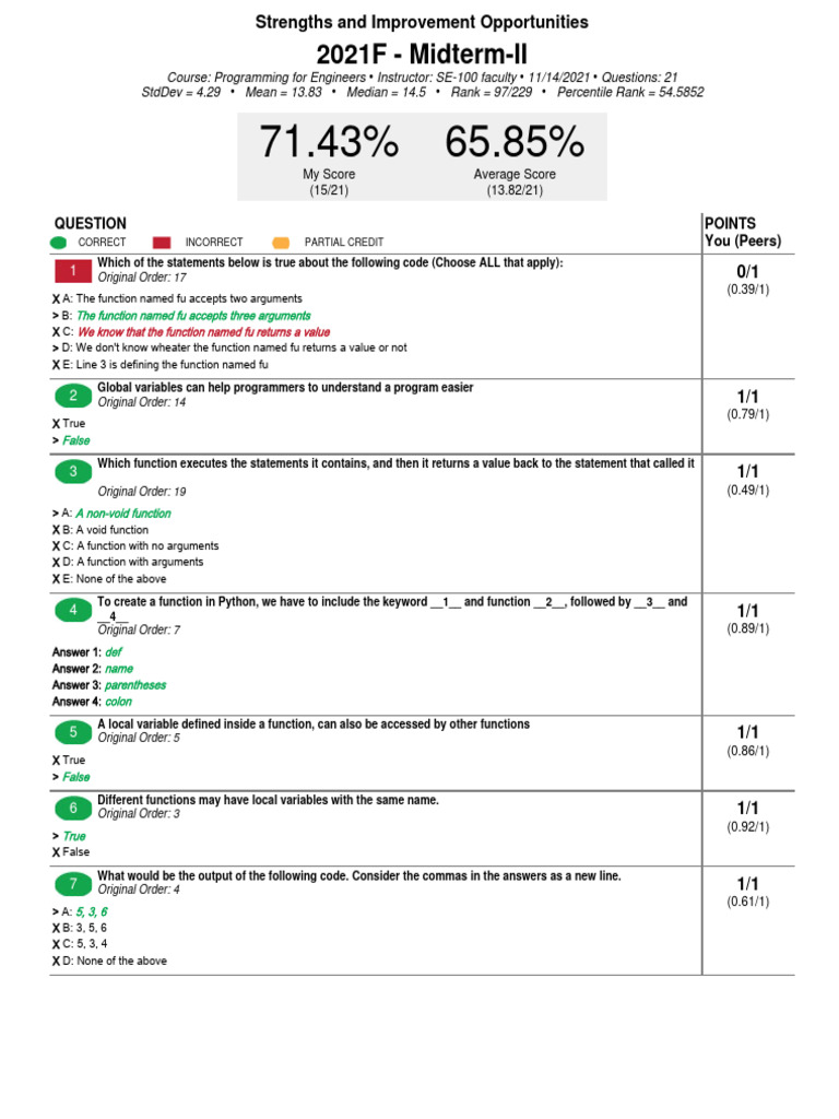 Mid2 2 PDF | PDF | Parameter (Computer Programming) | Control Flow
