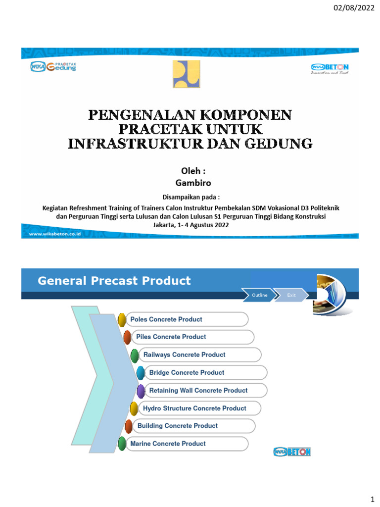 Precast Concrete Components Guide | PDF | Precast Concrete | Buildings And Structures