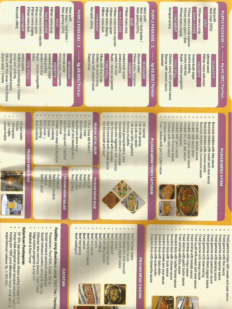 Menu Mamih Ungu 2021 - 220707 - 172443 | PDF