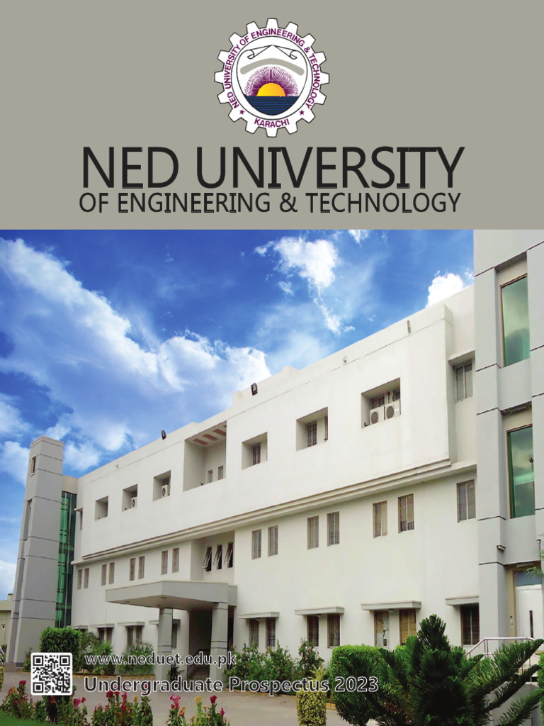 NED University Undergraduate Prospectus 2023 | PDF | Engineering ...