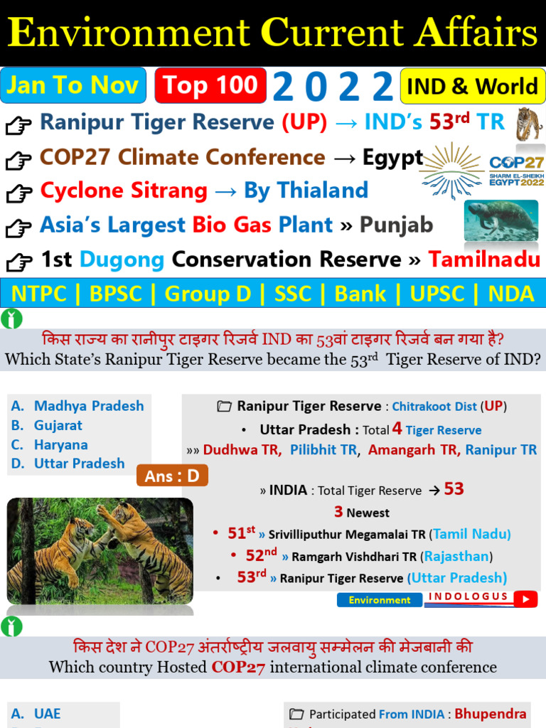 Key Environmental Updates 2022 | PDF | Ozone Depletion | Chlorofluorocarbon