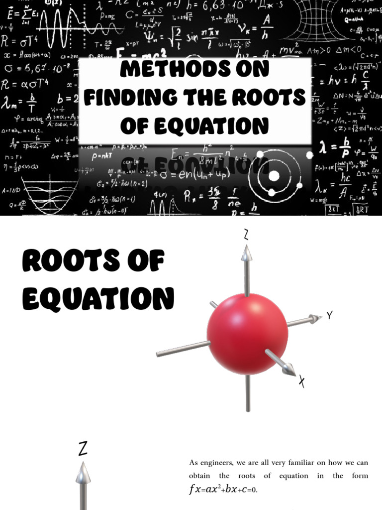 Chapter 2 Roots of Equation | PDF | Mathematics Of Computing | Mathematical Objects