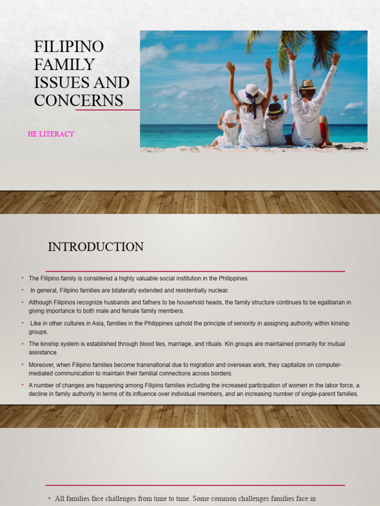 Filipino Family Issues and Concerns | PDF | Self-Improvement | Lifestyle
