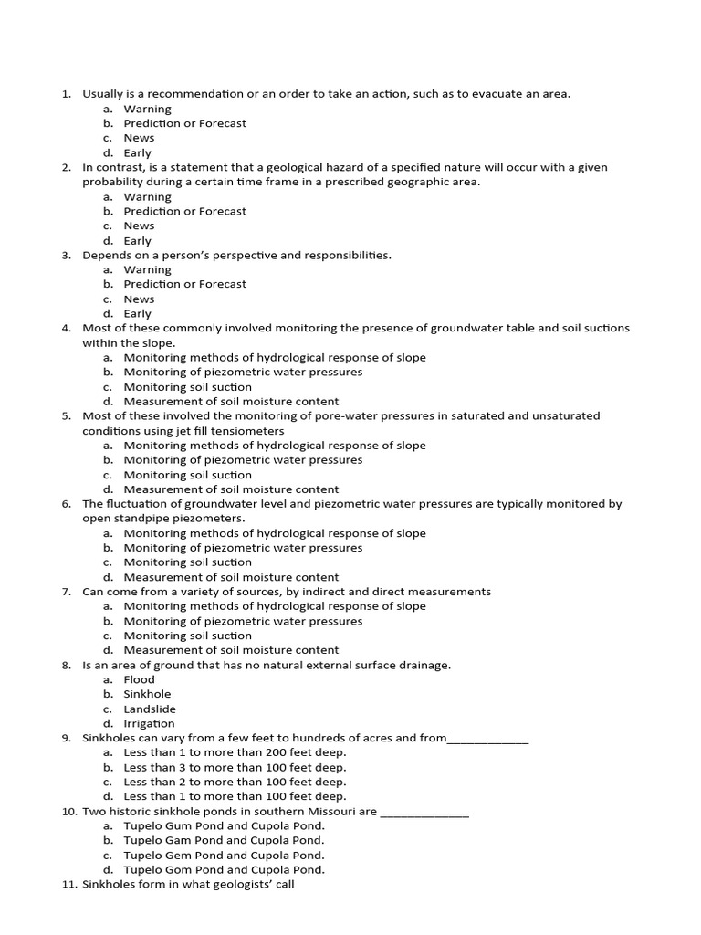 DRRR Exam Q4 1 | PDF | Emergency Management | Thunderstorm