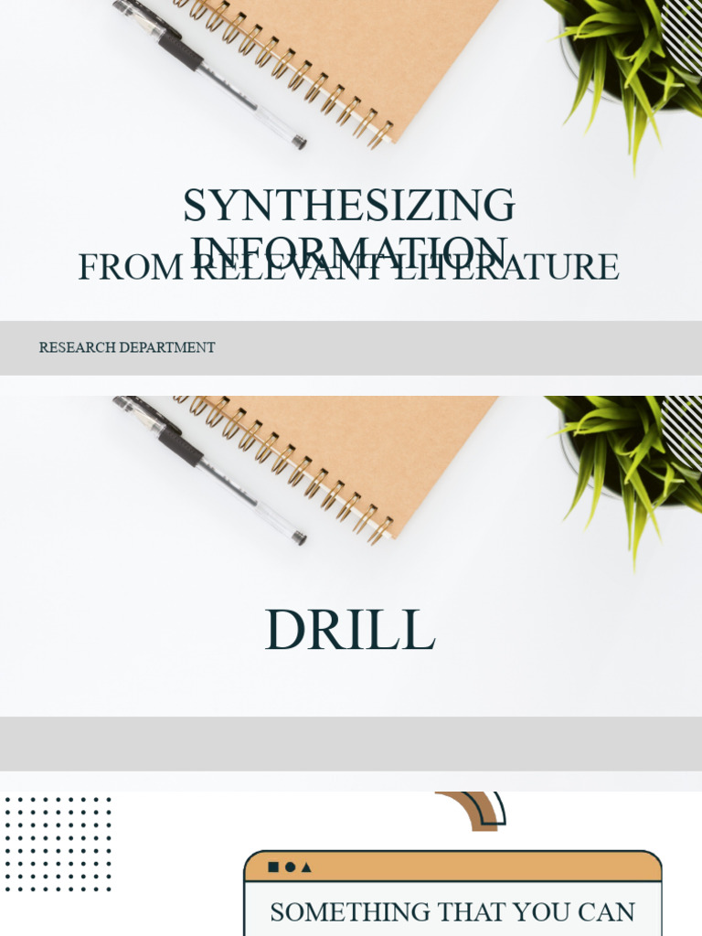 Pr2 - 7 Synthesis | PDF | Dialectic | Information