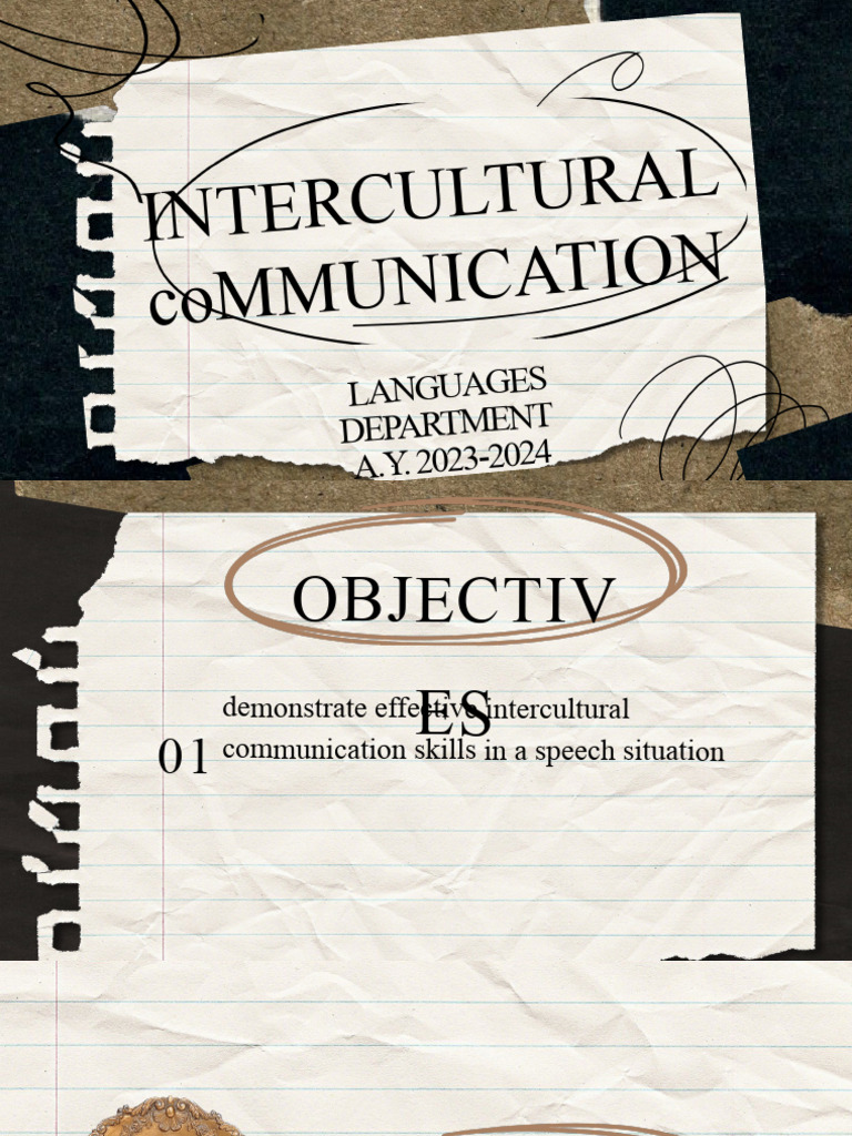 OC - Lesson 3 - Intercultural Communication | PDF | Communication ...