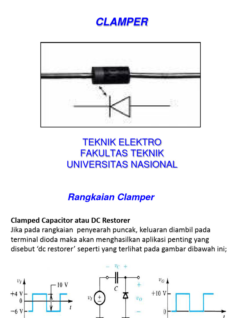 Rangkaian Clamper | PDF | Teknologi & Rekayasa