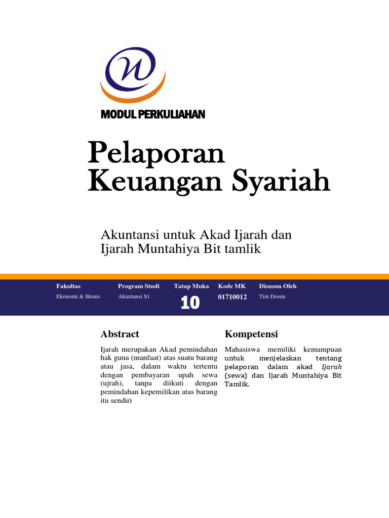 Akuntansi Ijarah & IMBT Syariah | PDF