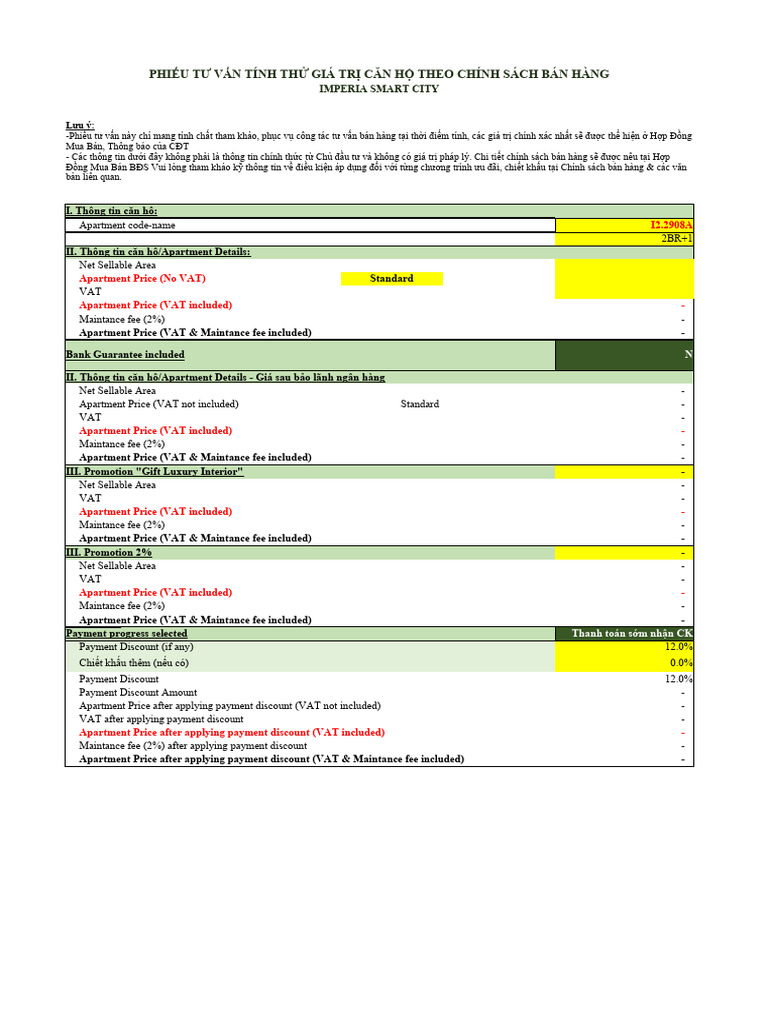 Price Sheet - ISC | PDF