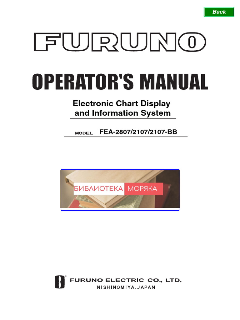 Ecdis Furuno Fea-2807 2107-Bb | Download Free PDF | Computer File | Software