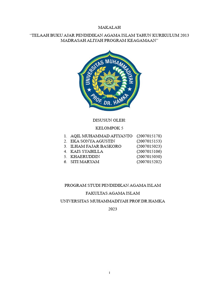 Makalah Kel 5 - Edit | PDF