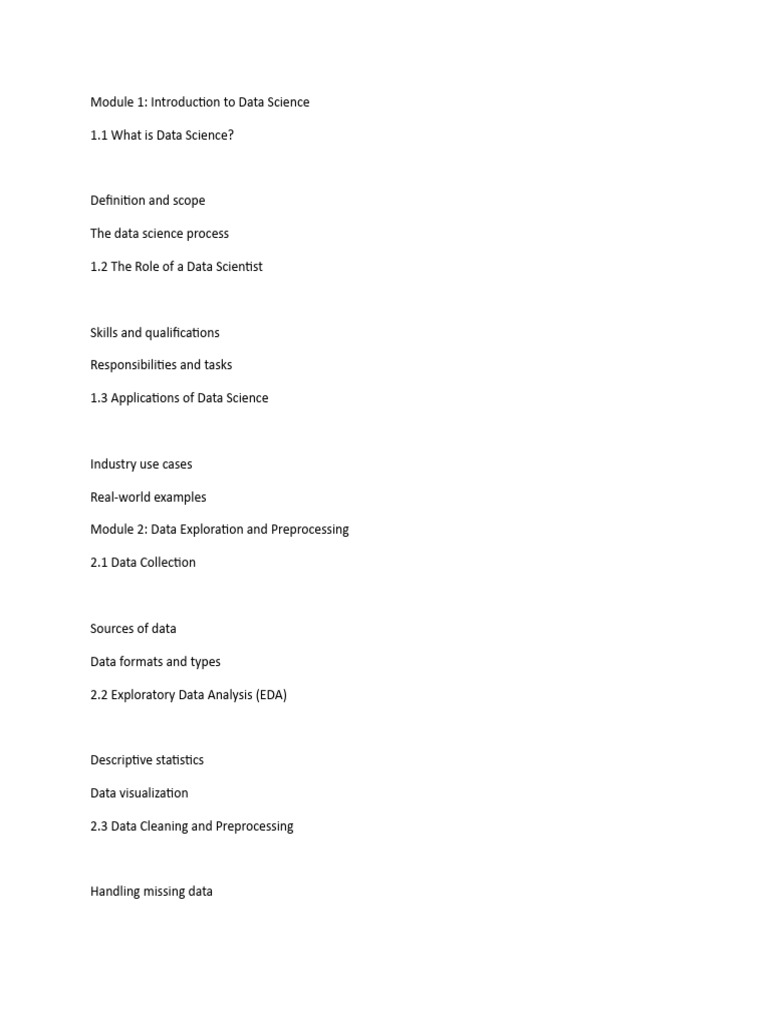 Data Science Complete Course | PDF | Machine Learning | Statistics