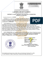SC/ST Certificate Format for SSC | PDF | Government Of India | Government