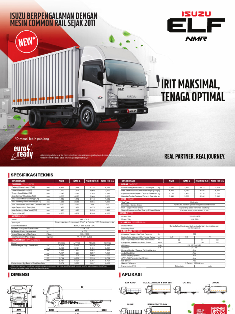 Isuzu Elf N Series 6 Wheel NMR 71 | PDF