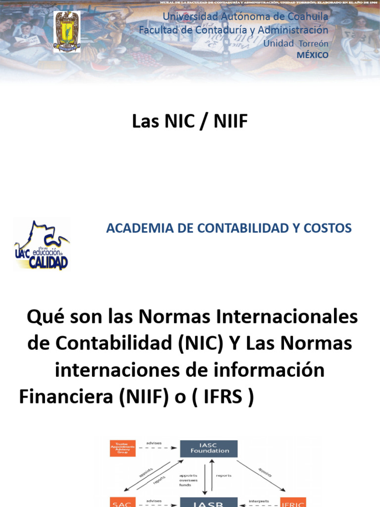 Qué Son Las Normas Internacionales de Contabilidad INTRODUCCION | PDF | normas internacionales ...