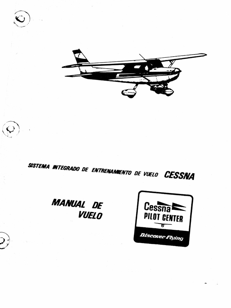 Manual de Vuelo Cessna | PDF