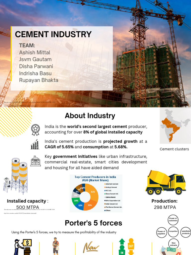 Cement Industry Analysis PDF | PDF | Cement | Energy Conservation