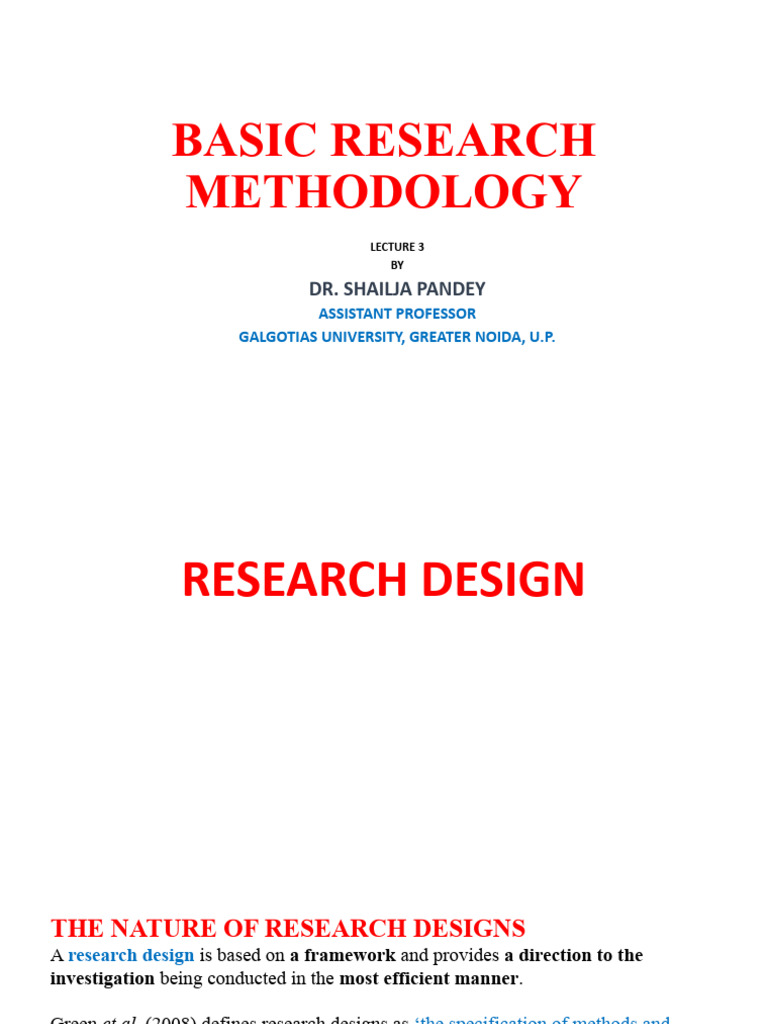 BRM Lecture3 | PDF | Experiment | Methodology