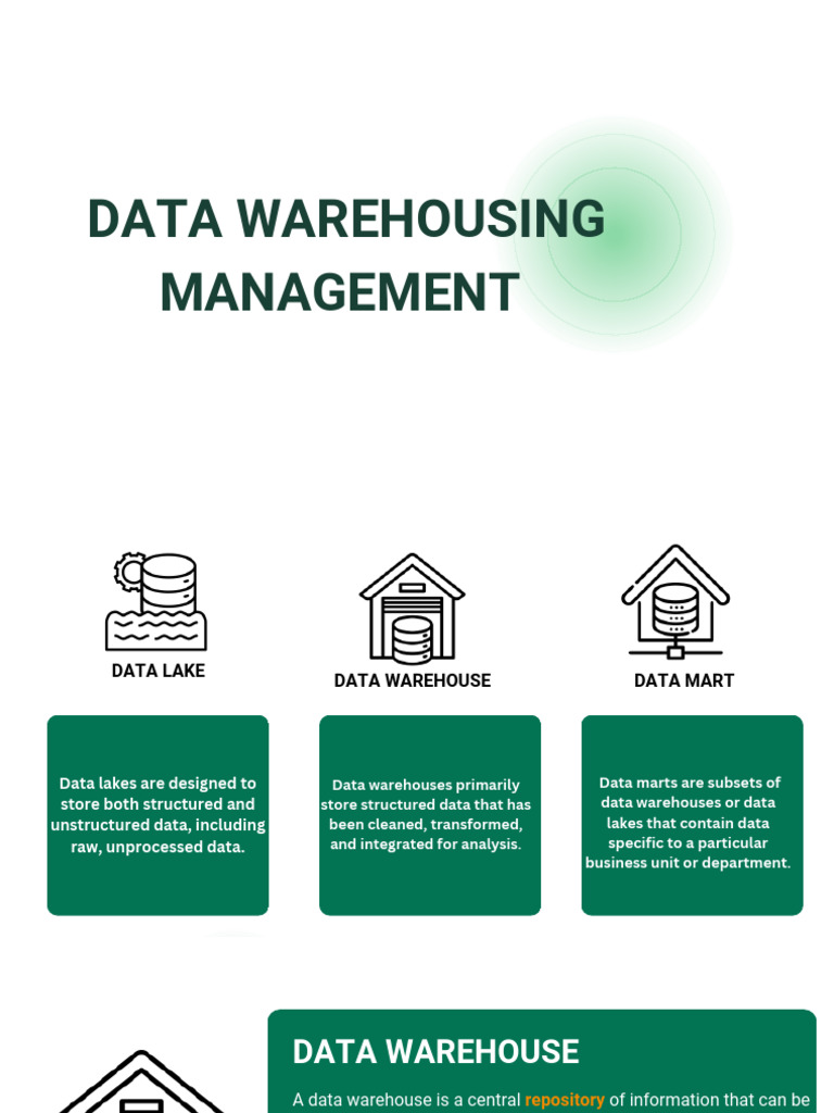 Data Warehousing Management | Download Free PDF | Data Warehouse | Data