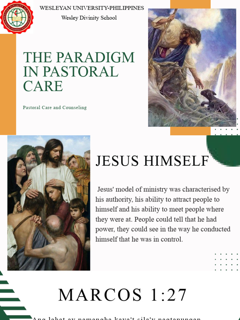 Paradigms of Pastoral Care 1 | PDF | Jesus | Abrahamic Religions