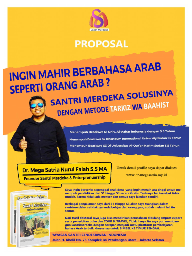 Proposal Kursus Bahasa Arab | PDF