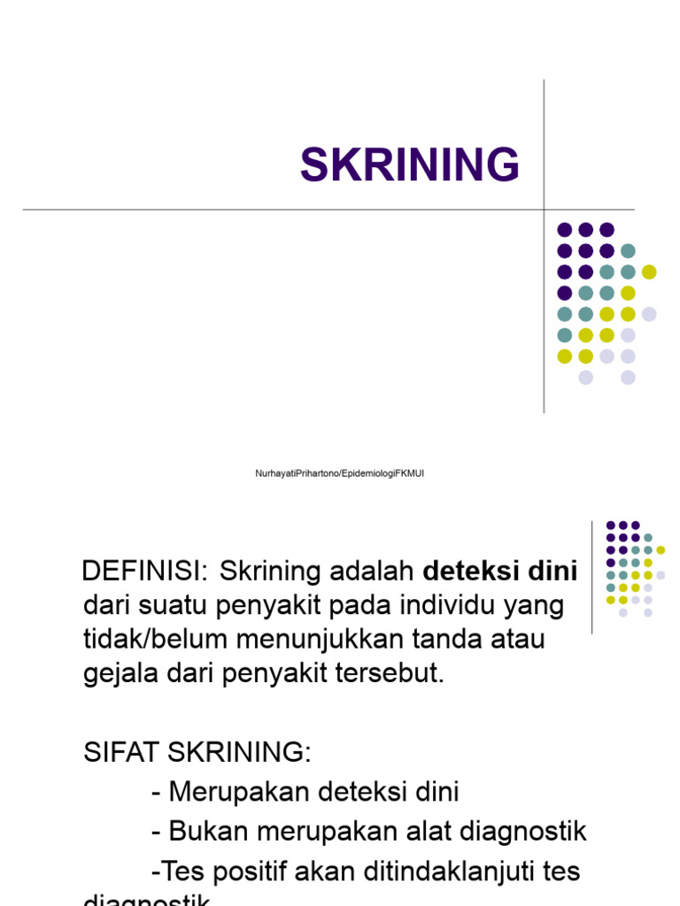 SKRINING | PDF