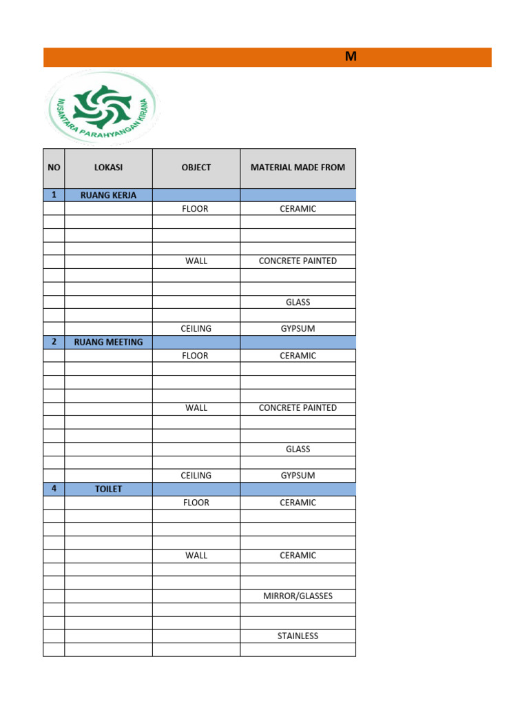 Master Cleaning Program Overview | PDF | Concrete | Architectural Elements